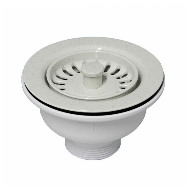 Выпуск для мойки McAlpine 113 мм, полярный белый (MRSKW7-PWG)