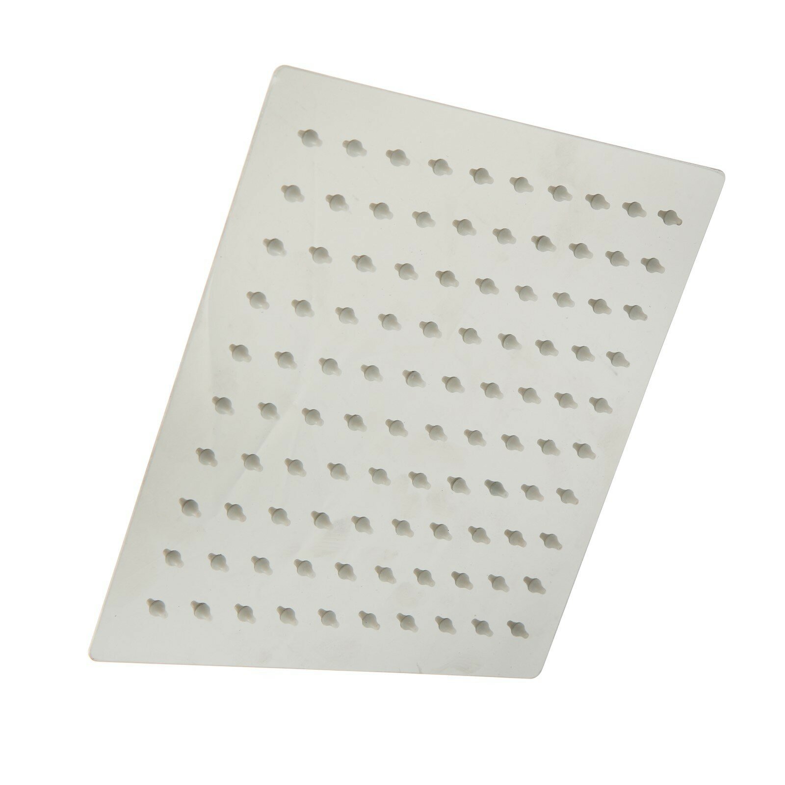 Лейка для душа тропическая квадрат 20х20х0,7 см Нержавеющая сталь Хром A355-1 Accoona