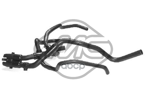Патрубок радиатора RENAULT LAGUNA I (B56_, 556_) 1993-2001 METALCAUCHO арт. 08829