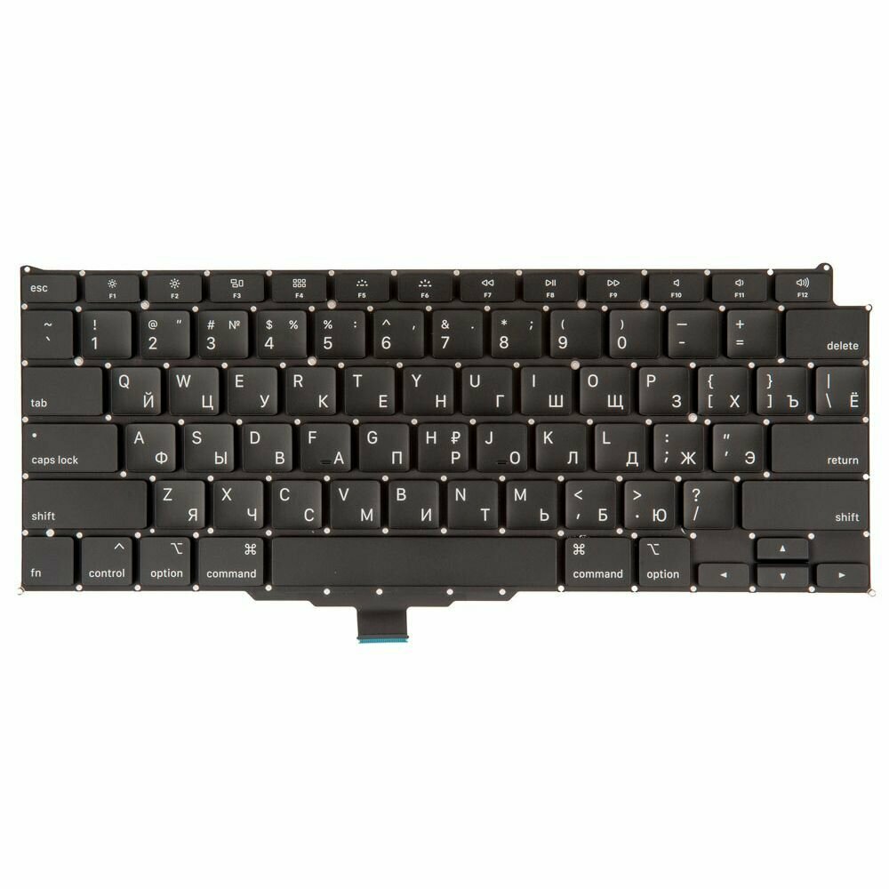 Клавиатура для MacBook Air 13" Retina A2179 Early 2020, прямой Enter, RUS РСТ