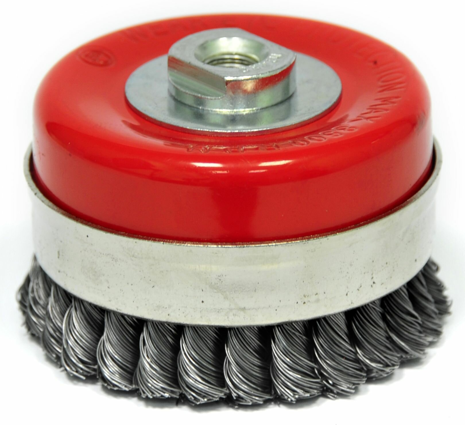 Щетка для УШМ Elitech 1820.075500, чашечная, крученая проволока, 0,5 мм