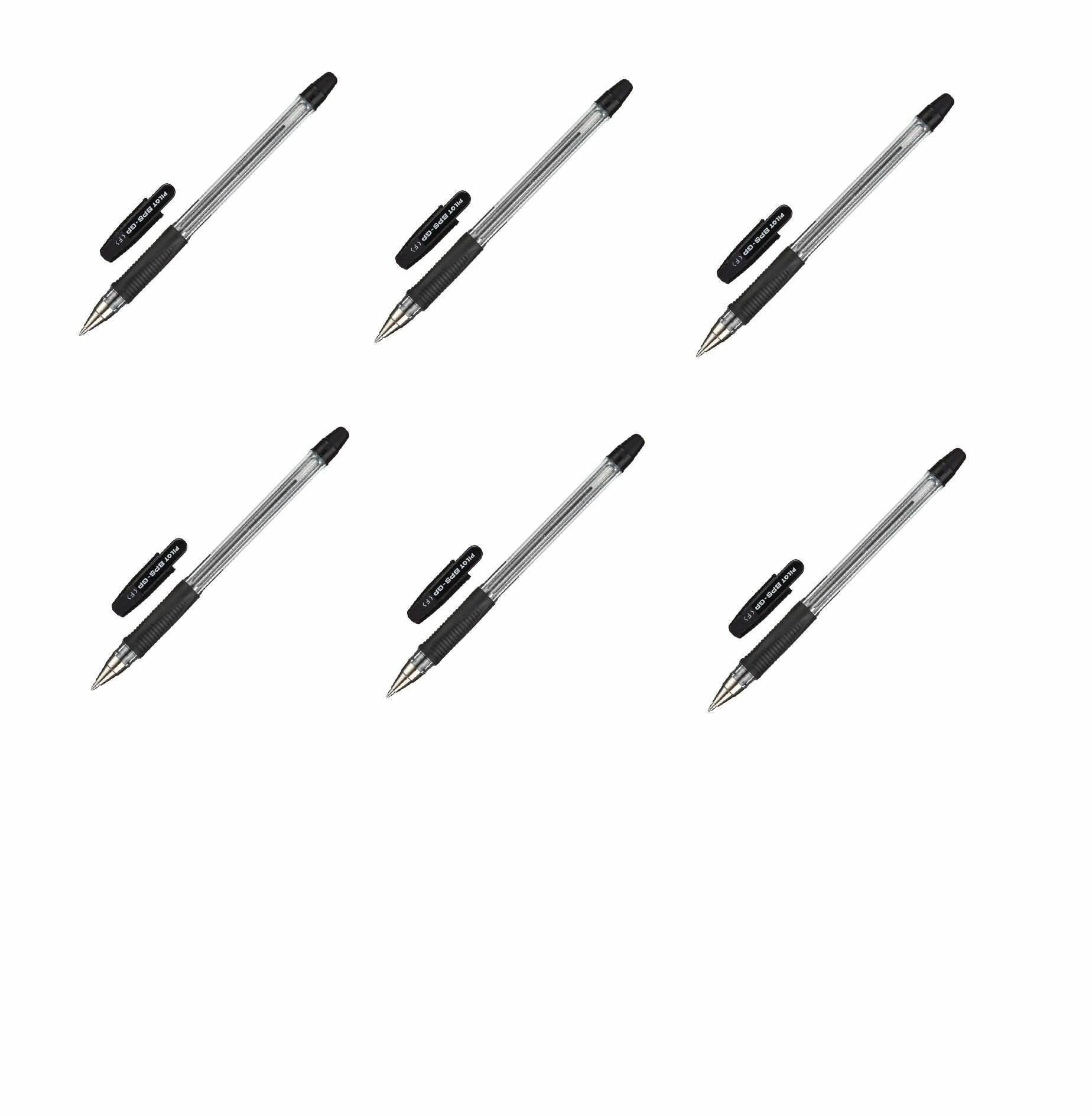 Pilot Ручка шариковая неавтоматическая, черный, 6 уп