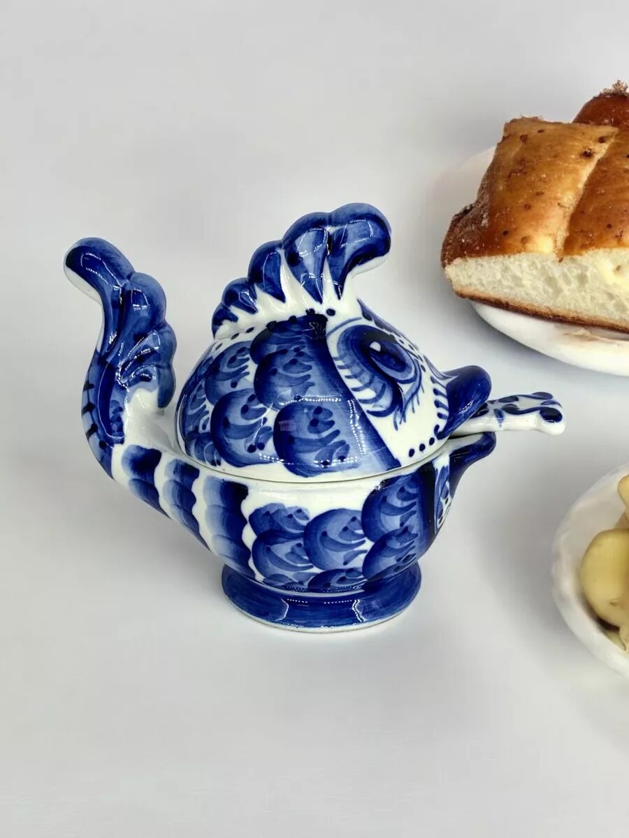 Икорница фарфоровая "Рыбка"