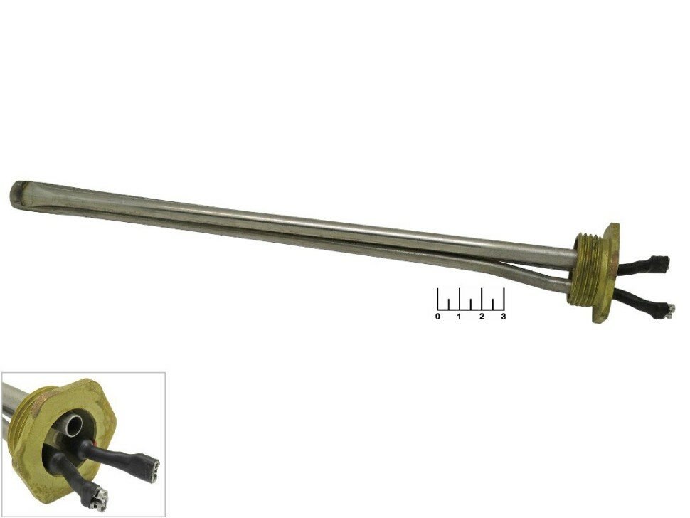 Тэн для масляного радиатора и чугунных батарей 500W 285мм (Р05Л) левая резьба