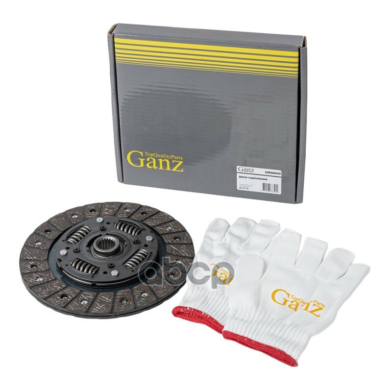Диск сцепления HYUNDAI i20/i30 KIA Ceed/Soul/Cerato GANZ GIE36223 GANZ арт. GIE36223