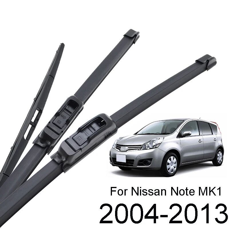 Xukey 24 "14" 12 "комплект щеток переднего и заднего стеклоочистителя для Nissan Note MK1 E11 2013 2012 2011 2010 2009 2008 2007 2006 2005 2004
