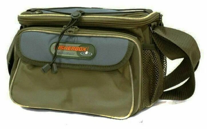 Сумка фирма Fisherbox C106 (4 коробки в комплекте) 26 х 18 х 18 см, цвет: Хаки