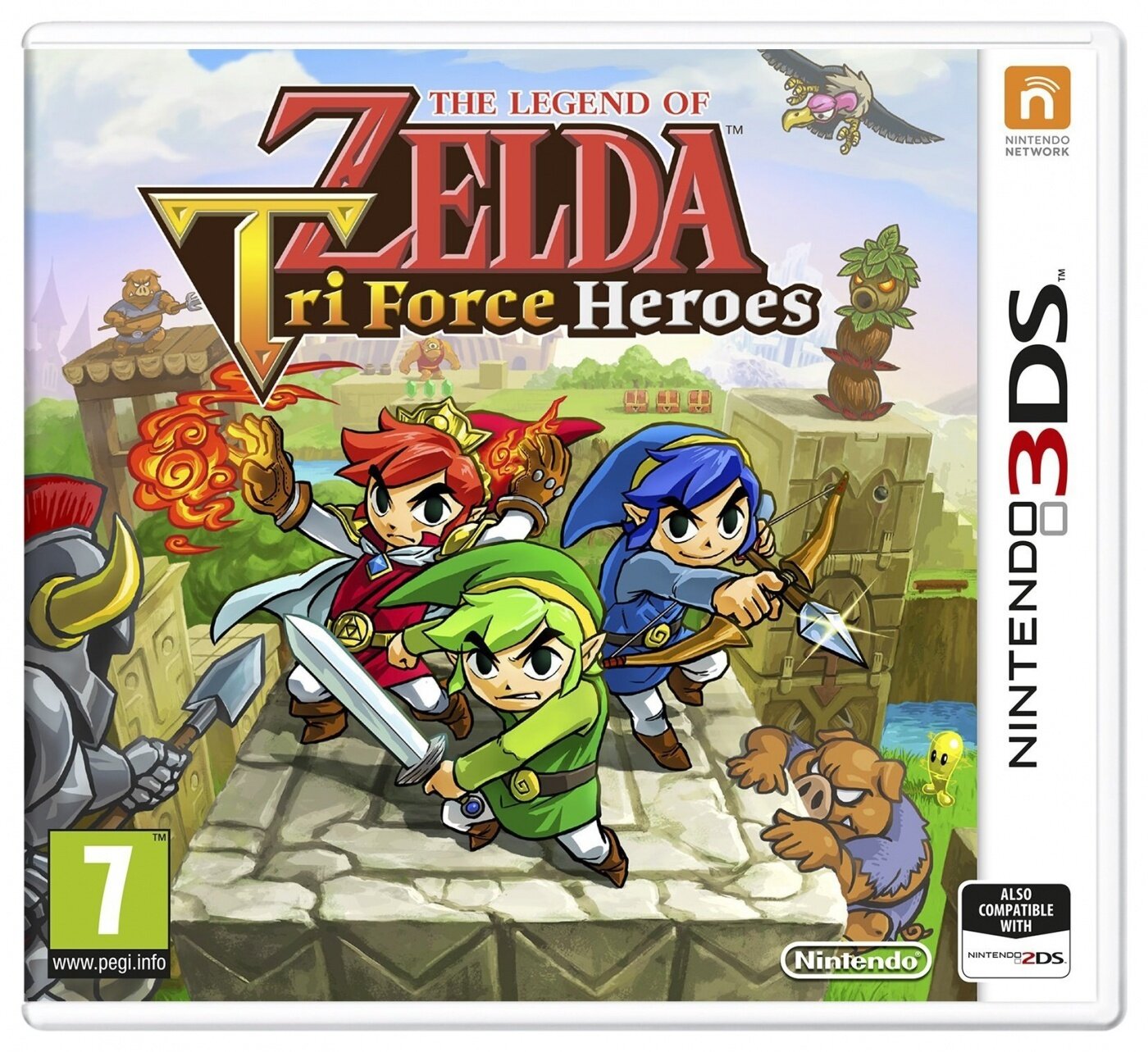 Игра The Legend of Zelda: Tri Force Heroes (английская версия) для Nintendo 3DS