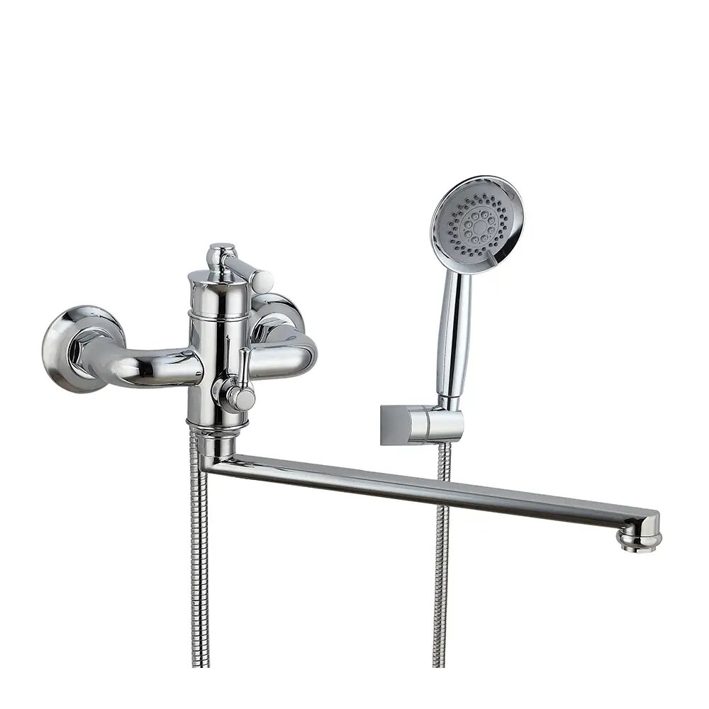 Смеситель для ванны и умывальника из латуни с лейкой и шлангом V273541 от бренда Vieir