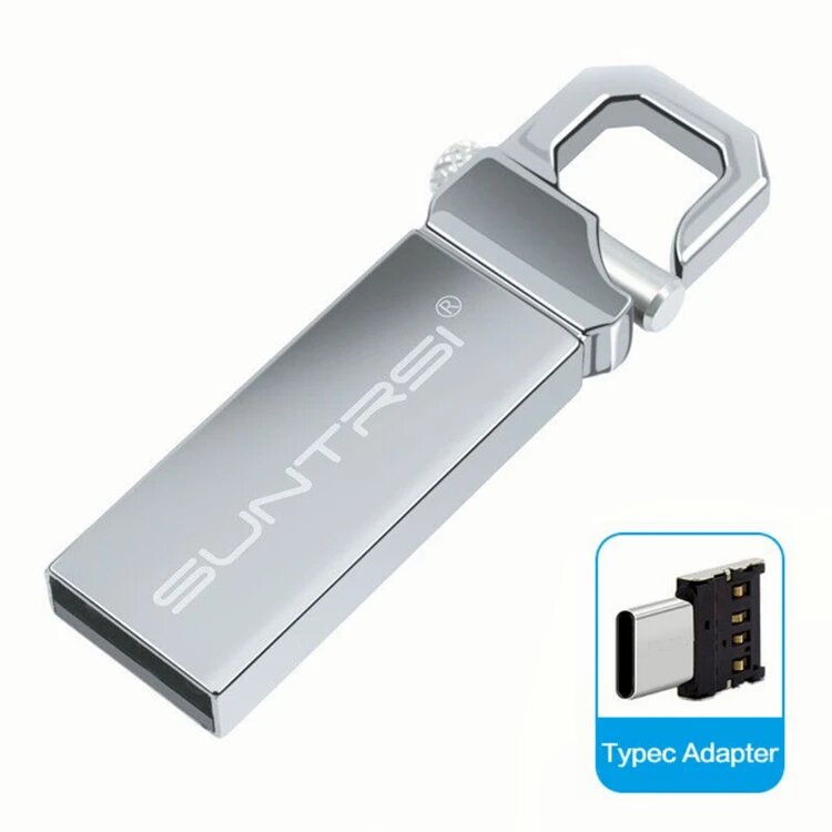 Suntrsi STS10-41 USB-флешка 64ГБ 4GB, Silver Type C