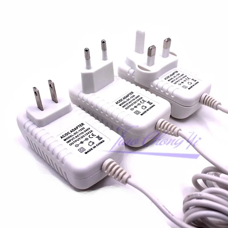 Адаптер питания 12V 3A EU plug белый — фото 1