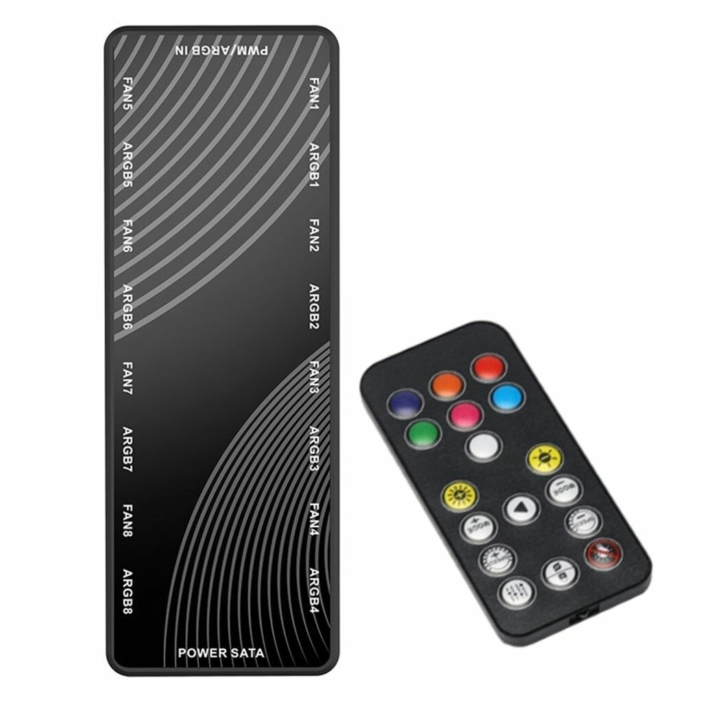 Концентратор вентилятора MyPads 2-в-1 12V 4Pin PWM 5V 3Pin ARGB Splitter
