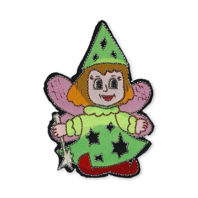 BLITZ Термоаппликация №7 7-05 фея 10х7 см декоративная аппликация для одежды и рукоделия