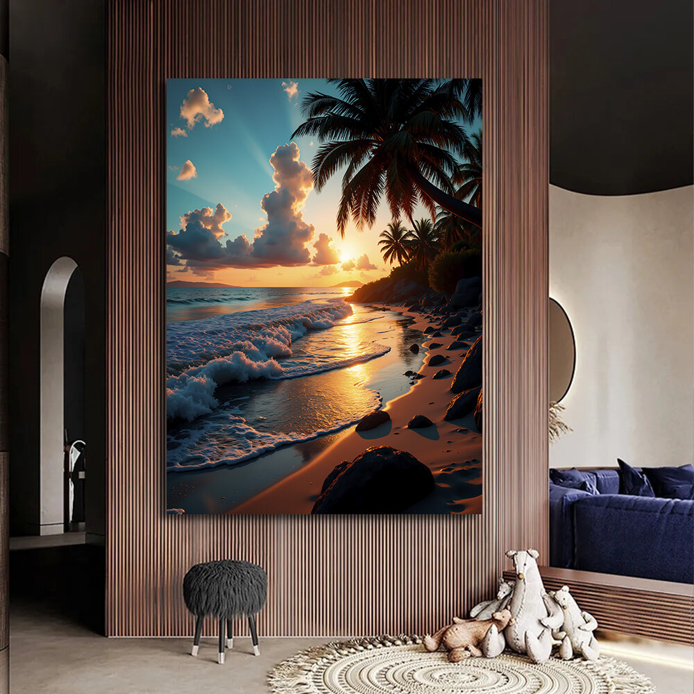 Природа / горы, море, картина на стену / в интерьер, 30х40 см.