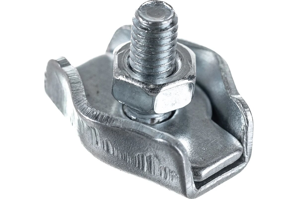 Tech-Krep Simplex зажим для троса 3 мм, 2 шт, в пакет 126600, из стали для монтажа