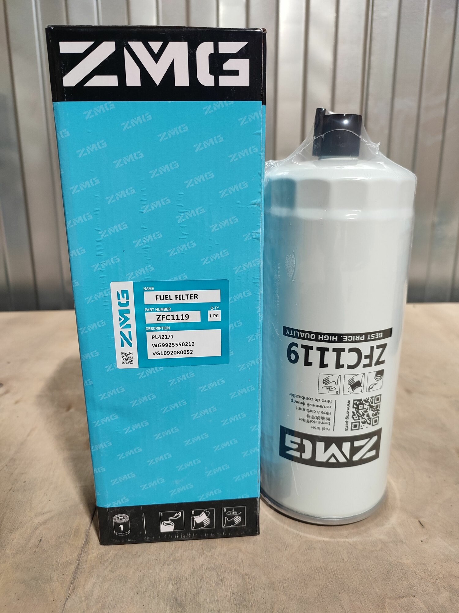 Фильтр топливный ZMG ZFC1119 (PL421/1; VG1092080052; WG9925550212)