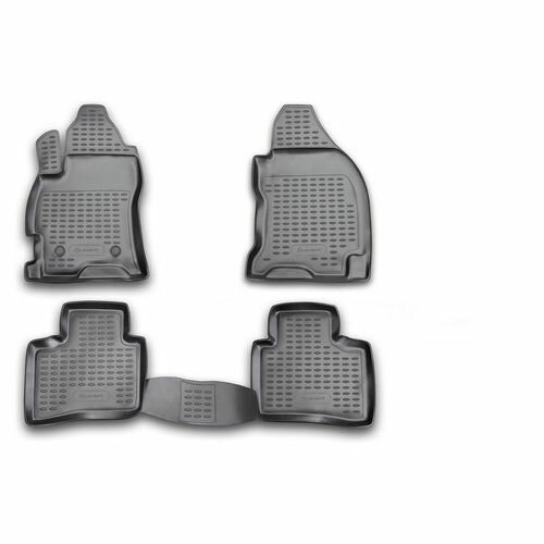 Коврики в салон FORD Mondeo 2000-2007, 4 шт. (полиуретан) Autofamily ELEMENT1605210K