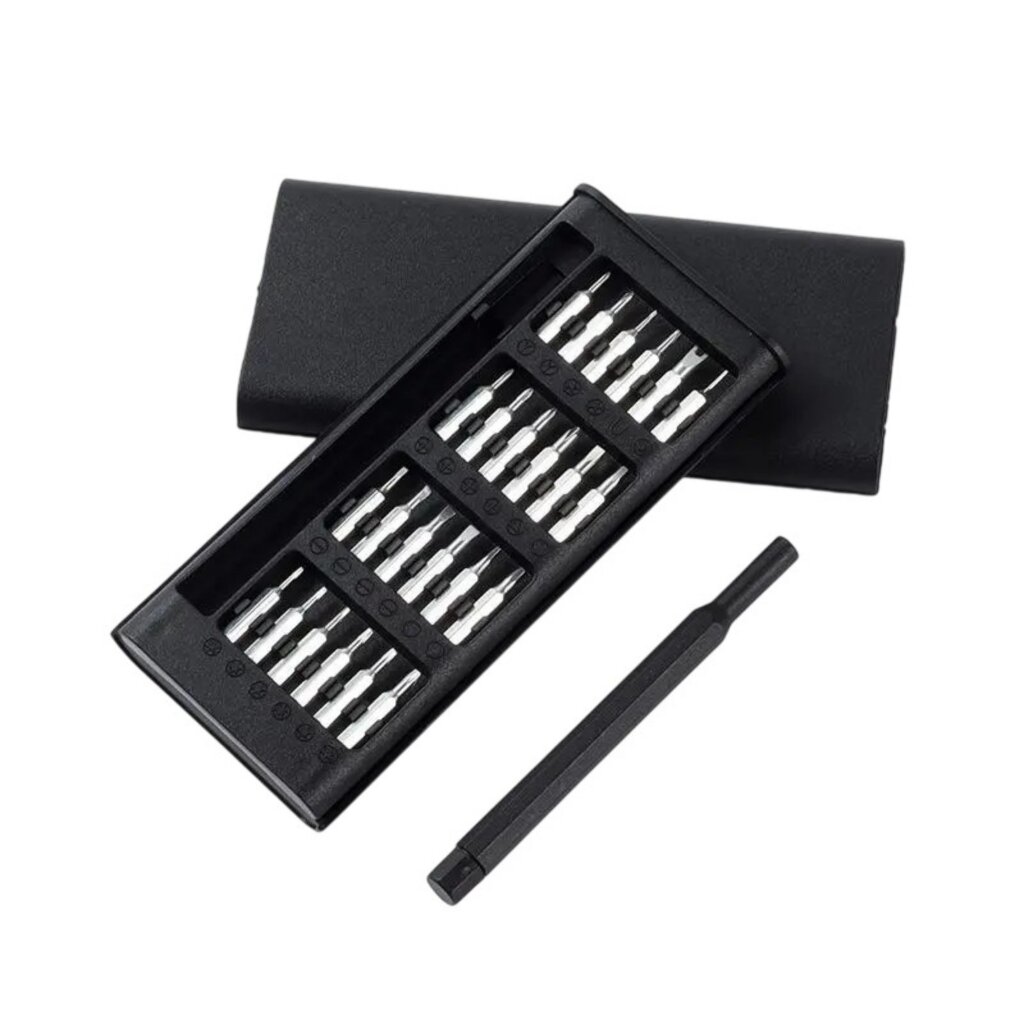 Набор Прецизионных Маленьких Магнитных Отверток 24 В 1 с Чехлом для Переноски Инструментов для Ремонта Телефонов и Портативных компьютеров, Часов