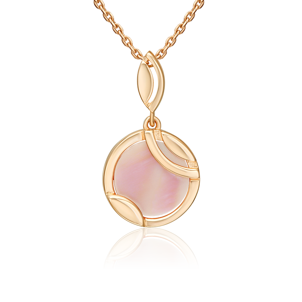 Подвеска, красное золото, 585 проба