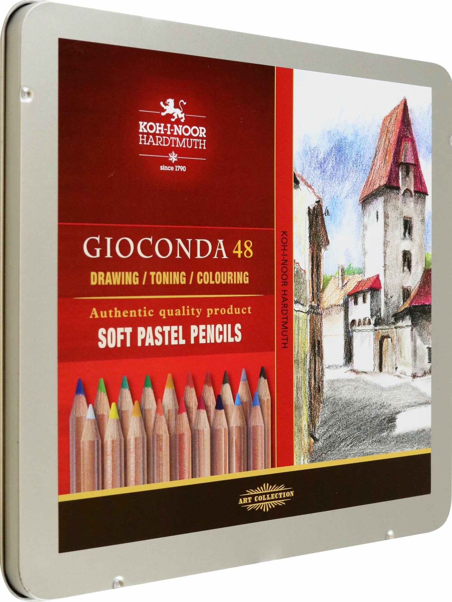 Карандаши пастельные Gioconda Soft 8829, 48 цветов