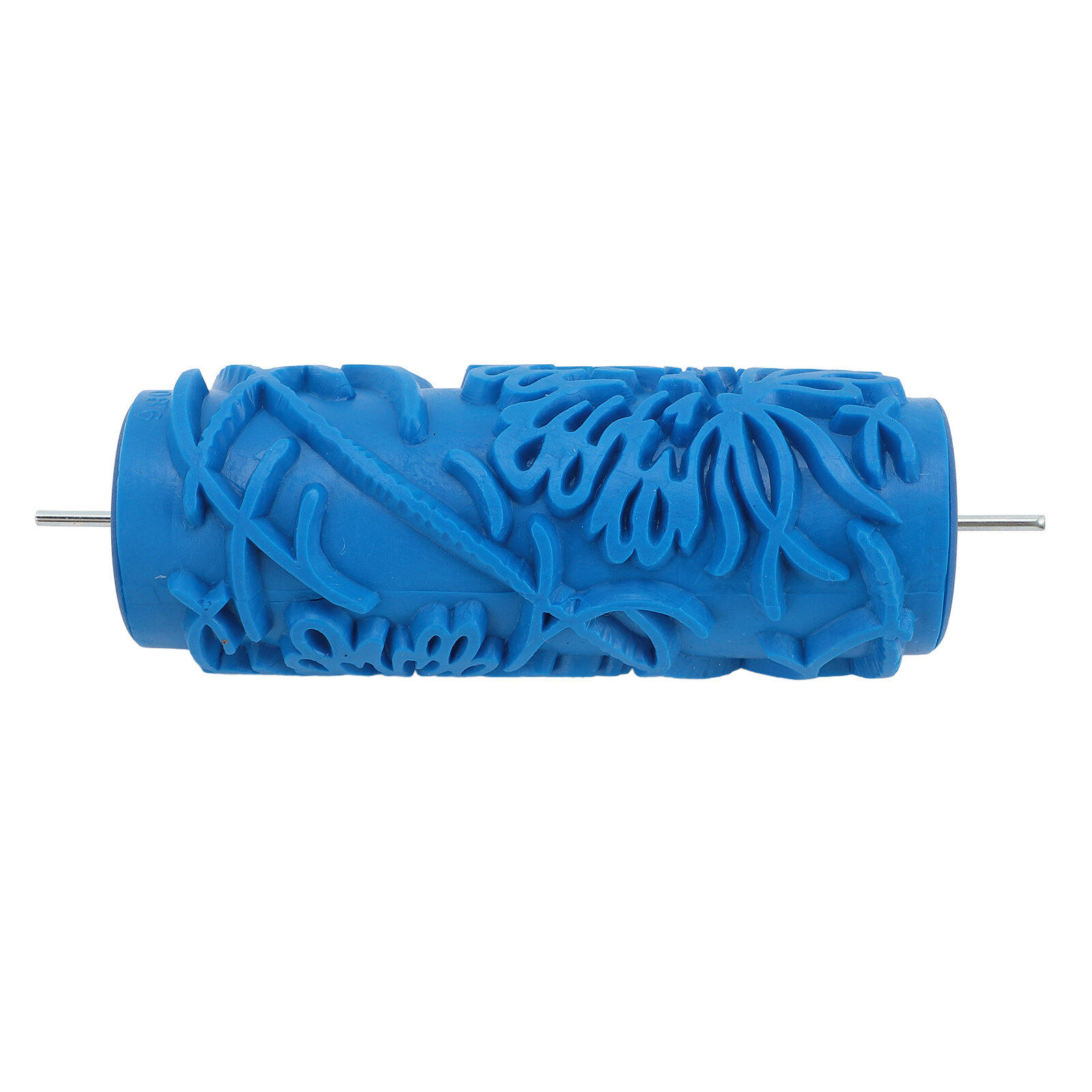 5-дюймовый узорчатый малярный валик для отделки стен, классический тиснёный резиновый валик для домашнего декора 086Y