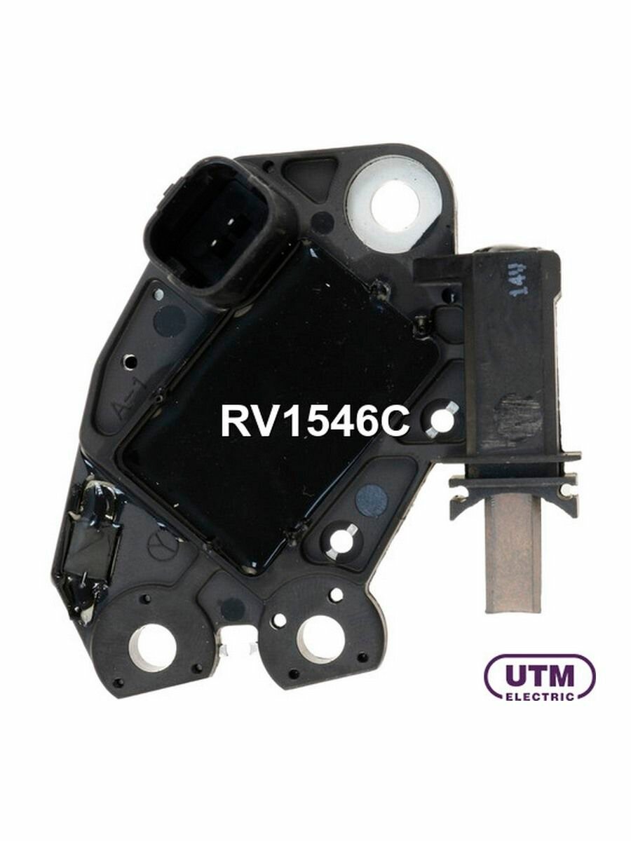 Регулятор генератора UTM RV1546C, для Renault, Nissan, черный — фото 1