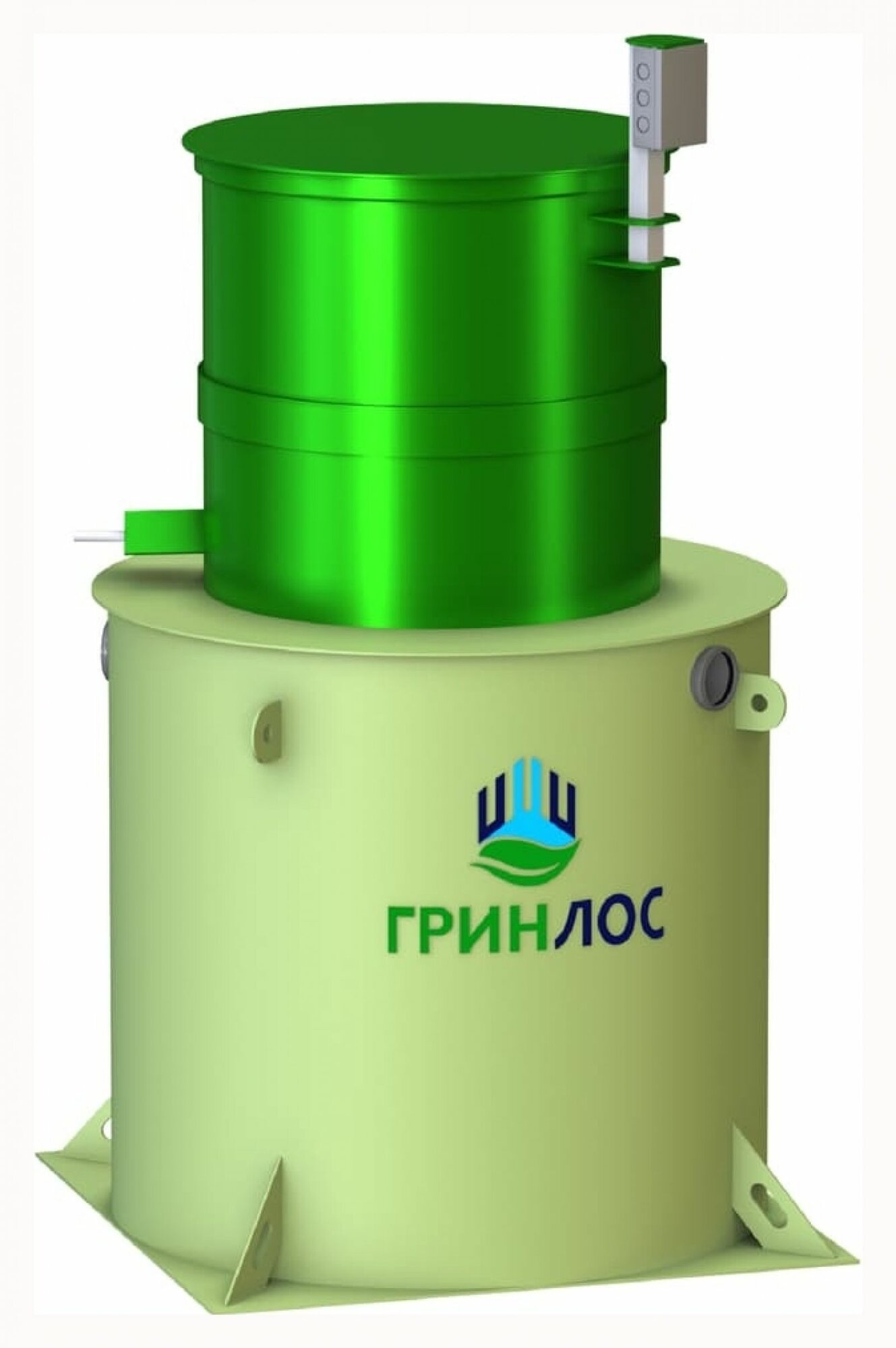 Септик для дома гринлос Аква 4 Пр Миди (0.8 м3/сут, с насосом, на 4 человек)