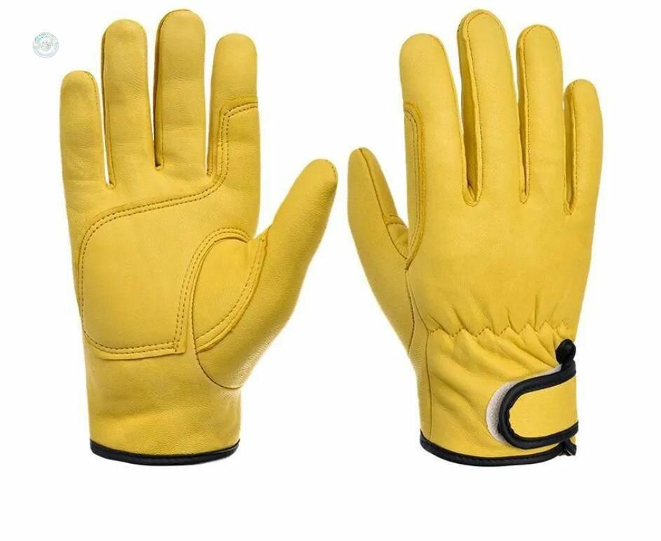 Перчатки защитные из свиной кожи, рабочие перчатки для строительства и ремонта, защита от порезов и травм