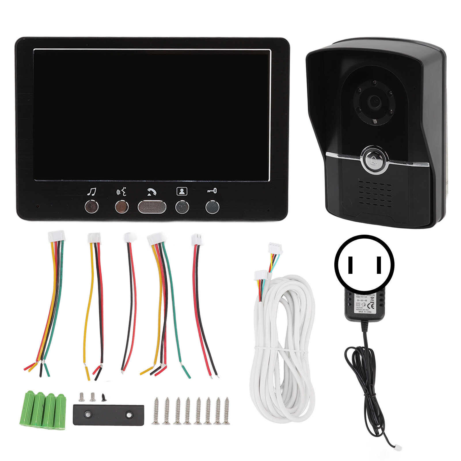 Видеодомофон с HD экраном, поддержкой 6 языков и 16 мелодий звонка