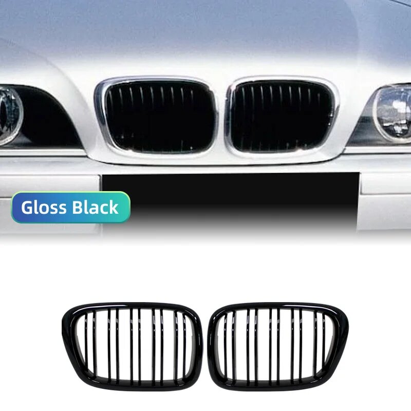 Глянцевая черная решетка BMW E39 5 серии (1995-2004)
