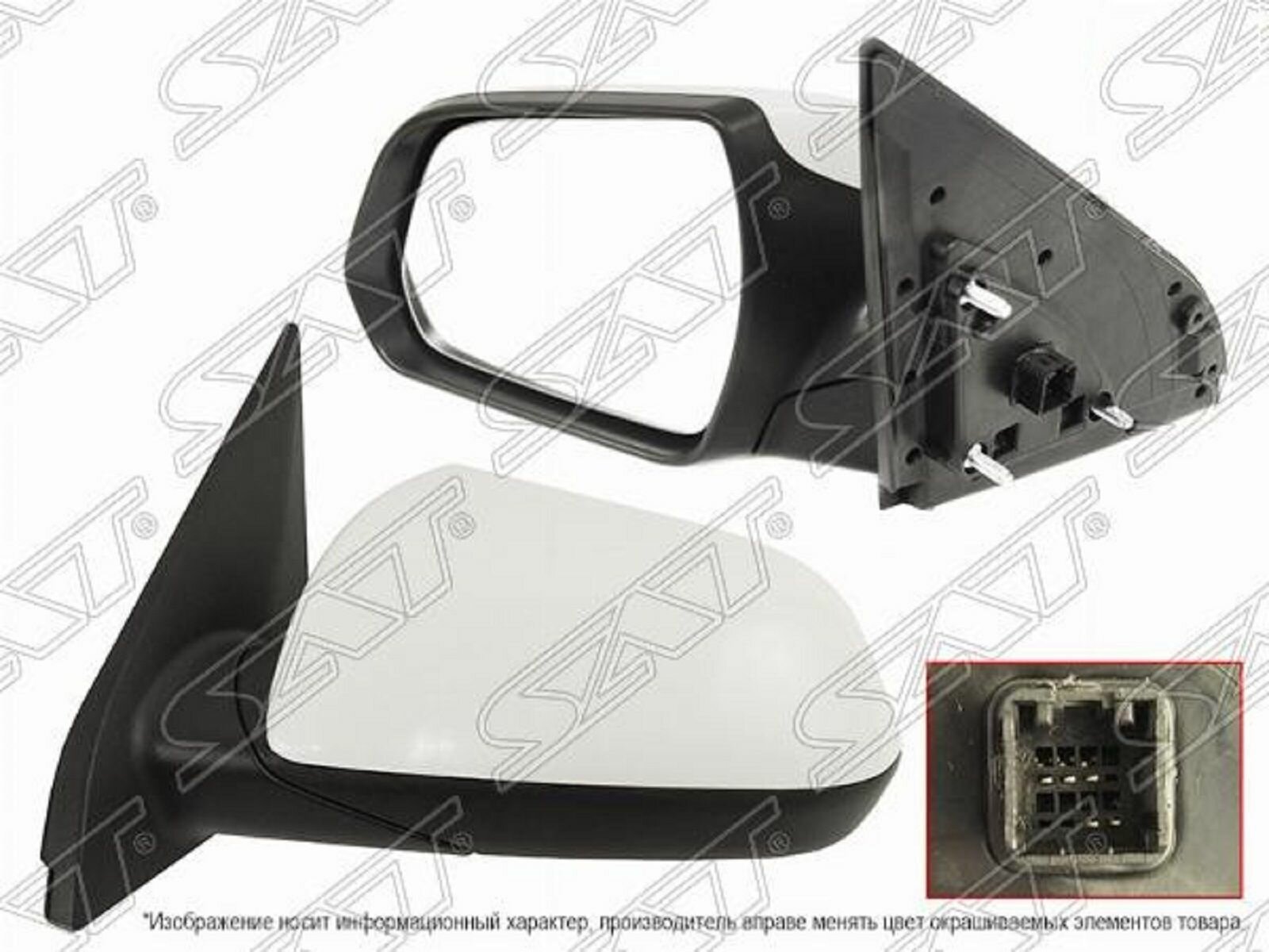Зеркало HYUNDAI CRETA 16-21 LH обогрев, 5 контактов