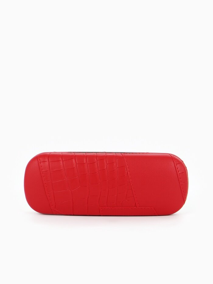 Футляр для очков Июнь2503, 16*5,8*3 см, хлопушка, красный