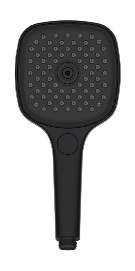 Душевая лейка IDDIS Slide SLI3F0Bi18 с экономией воды, 3 режима, лейка для душа, черная, матовая, квадратная