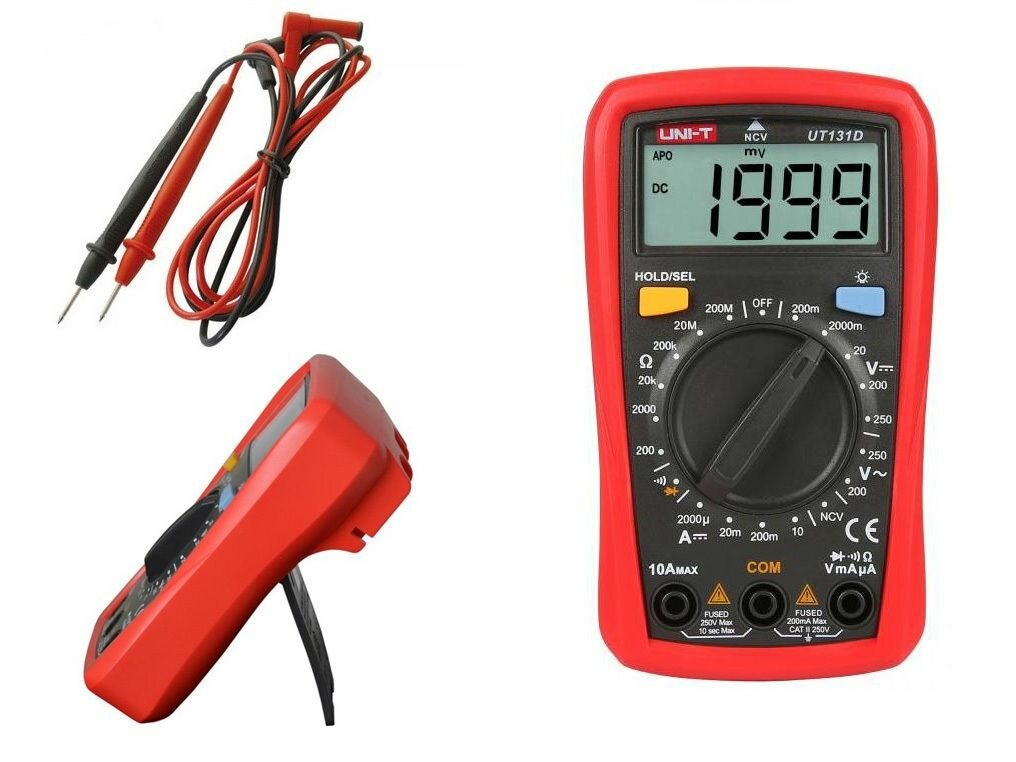 UNI-T UT131D Мультиметр компактный с NCV с определением наличия переменного напряжения в проводе