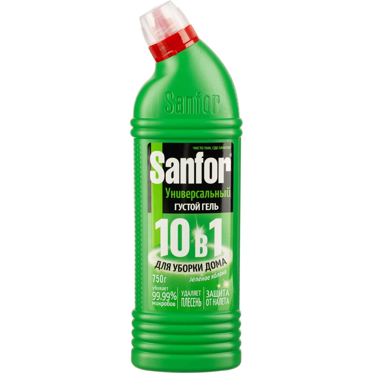 Универсальное чистящее средство SANFOR Универсал зеленое яблоко 750 г