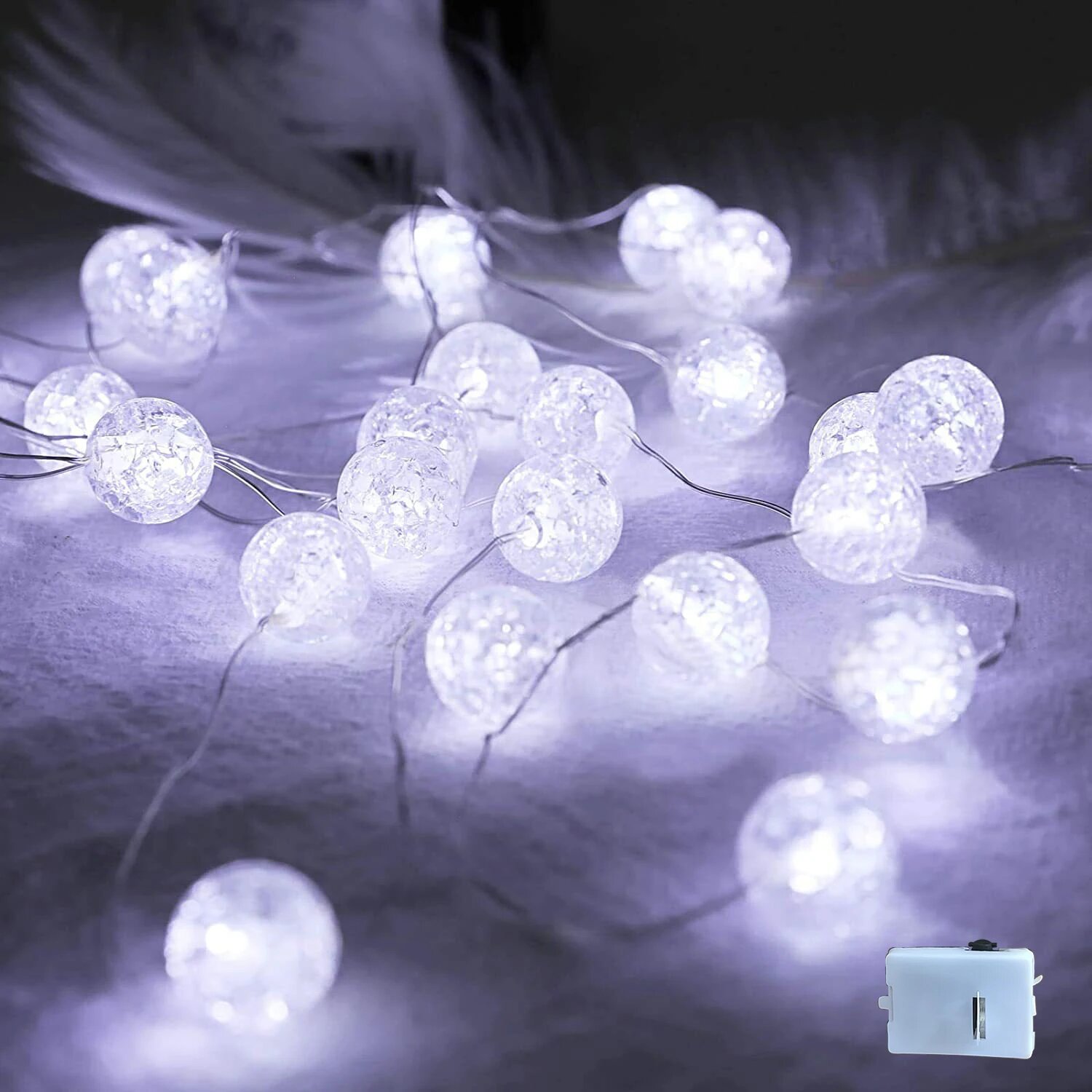 Гирлянда светодиодная 3м 30 LED, белый свет