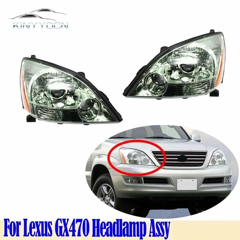 Фара автомобильная, 1 шт, арт. Lexus GX470 2004-09