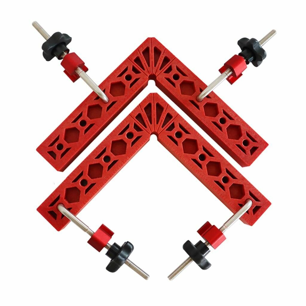 Квадратные струбцины для фиксации 20x20 см, красный - 4