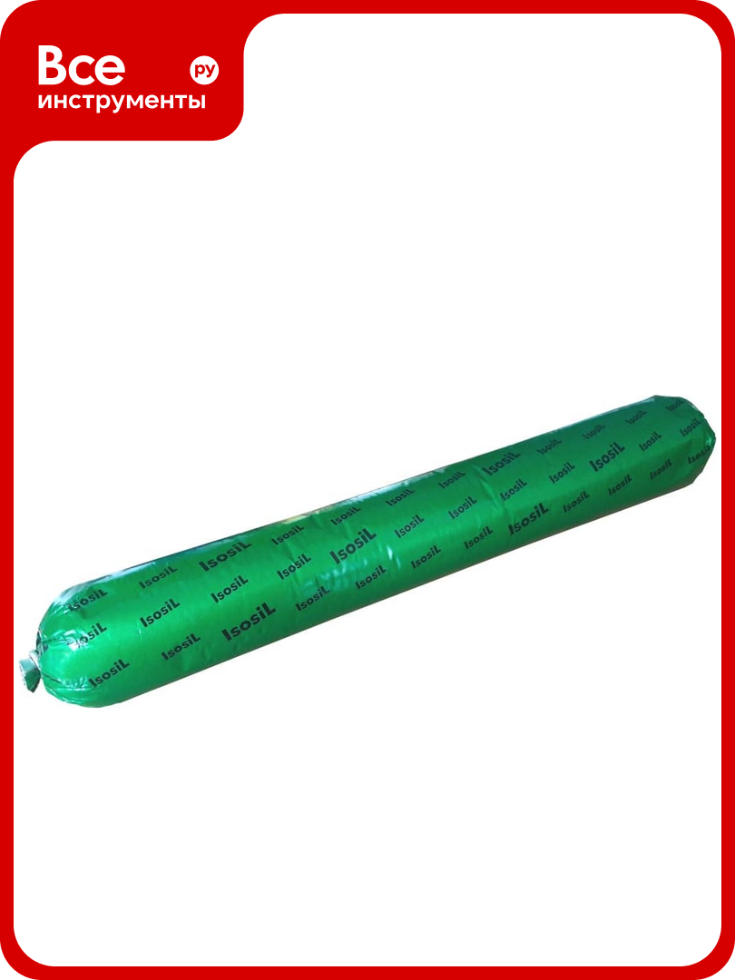 Профессиональный нейтральный силиконовый герметик Isosil S506, бесцветный матовый, 600 мл 5062217