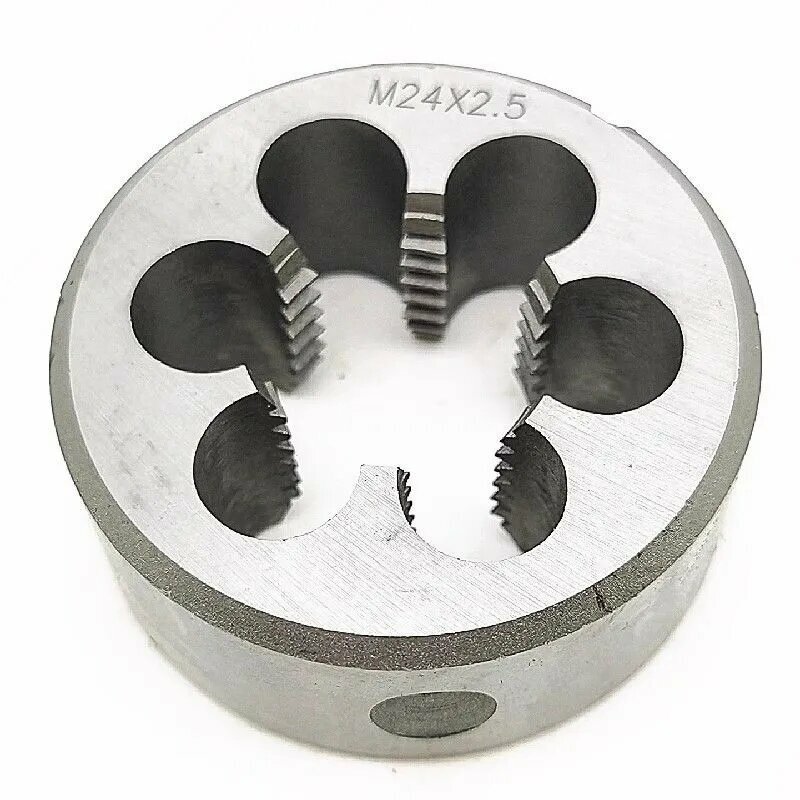 Плашка ручная, М24х2,5, Сталь инструментальная, 1 штука, FUDO