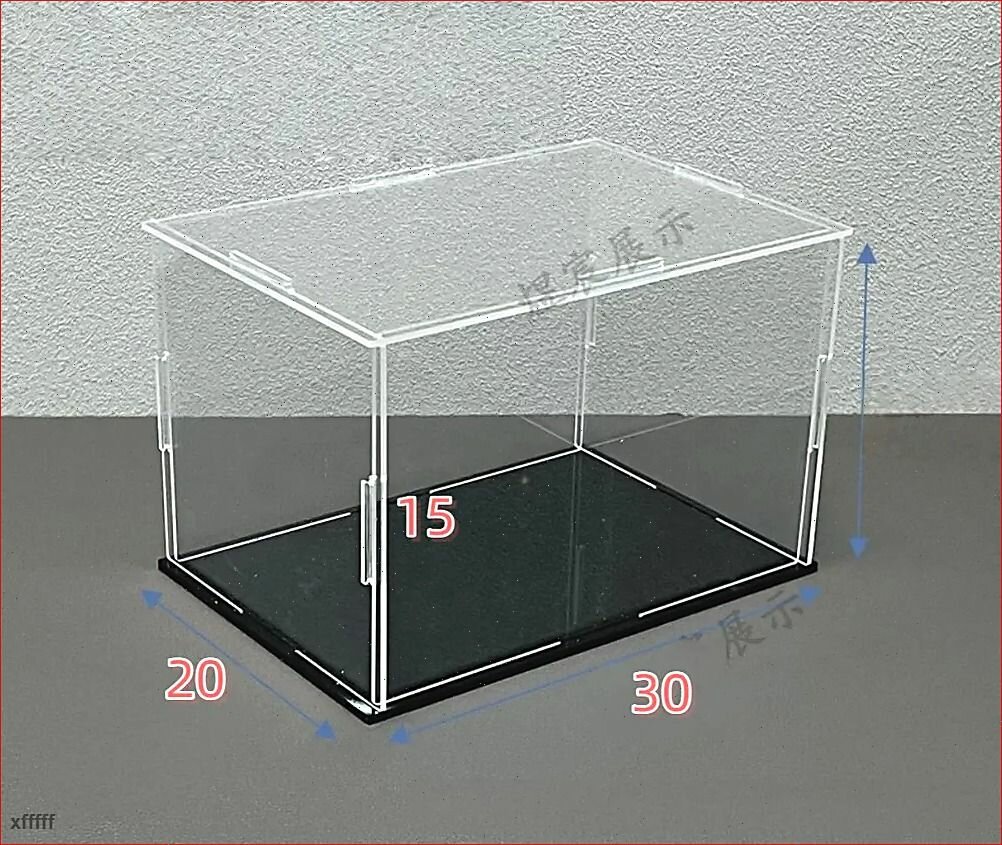 Прозрачный купол от пыли для румбоксов и моделей 30 на 20 на 15 см