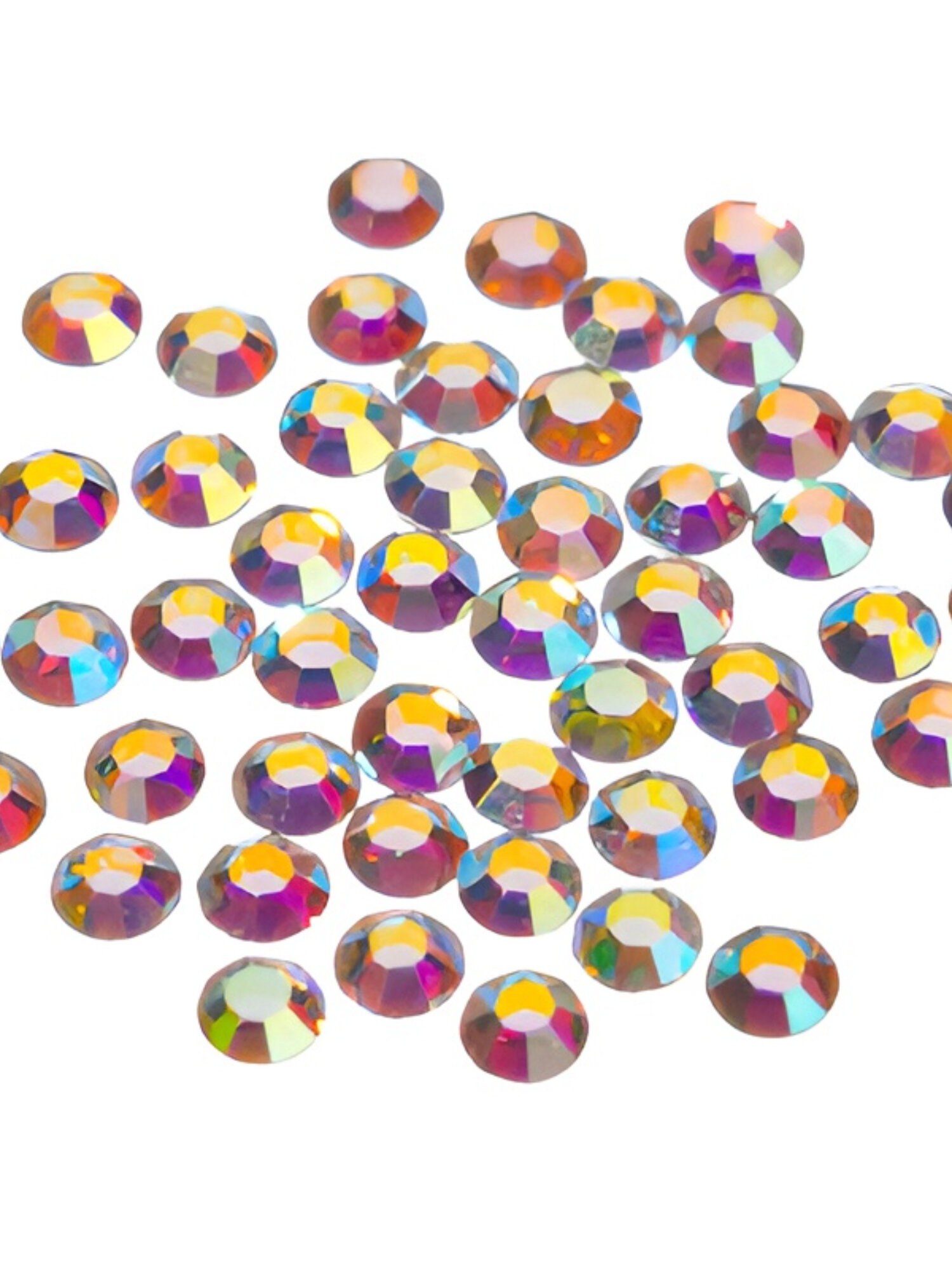 Стразы Irisk Professional Swarovski 002SS4, голографические, 50 шт