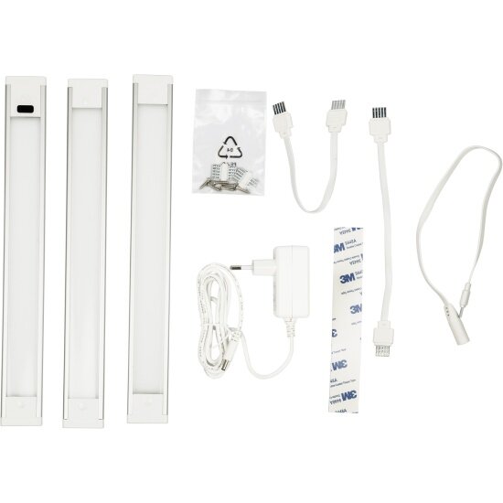 Светильник для мебели Uniel ULM-F44-3x3W/4500K/DIM SENSOR IP20 SILVER