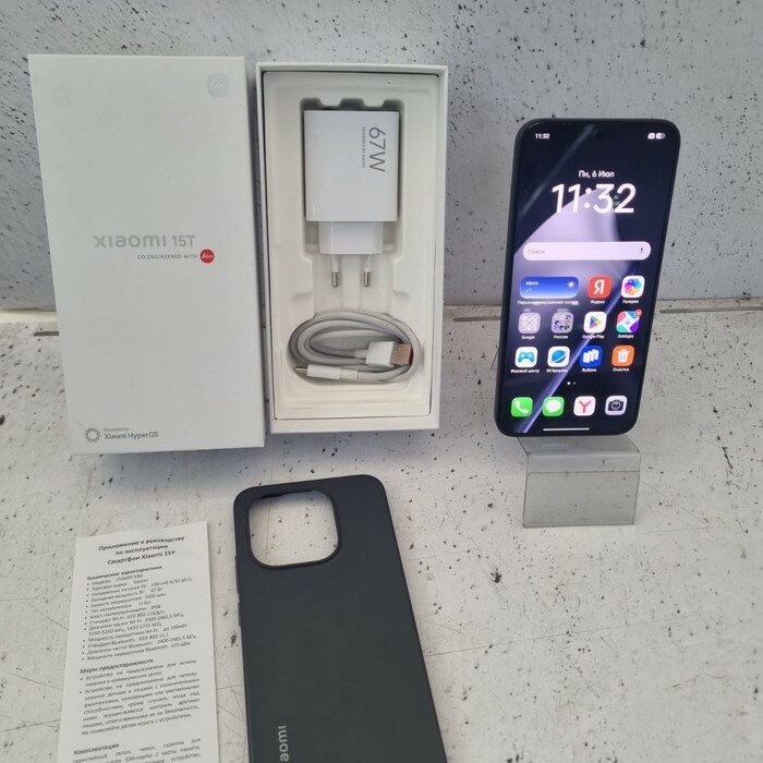 Смартфон Xiaomi 15T 12/256 Черный