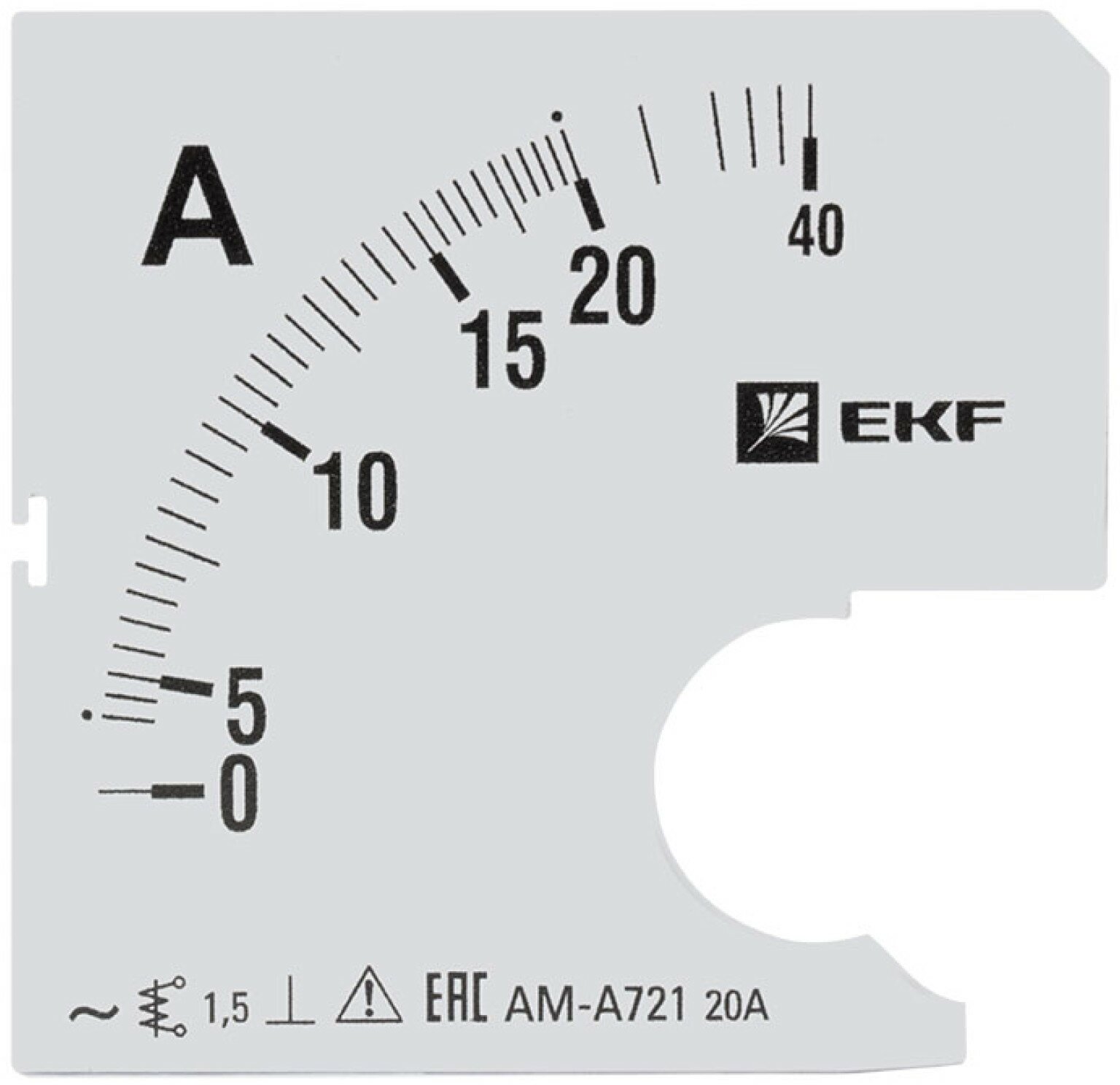 Шкала сменная для A721 20-5А-1,5 EKF PROxima