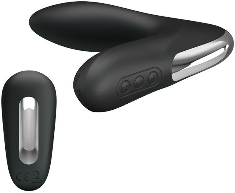 Массажер простаты Nasreddin с функцией расширения и пультом ДУ 13,5 см Baile