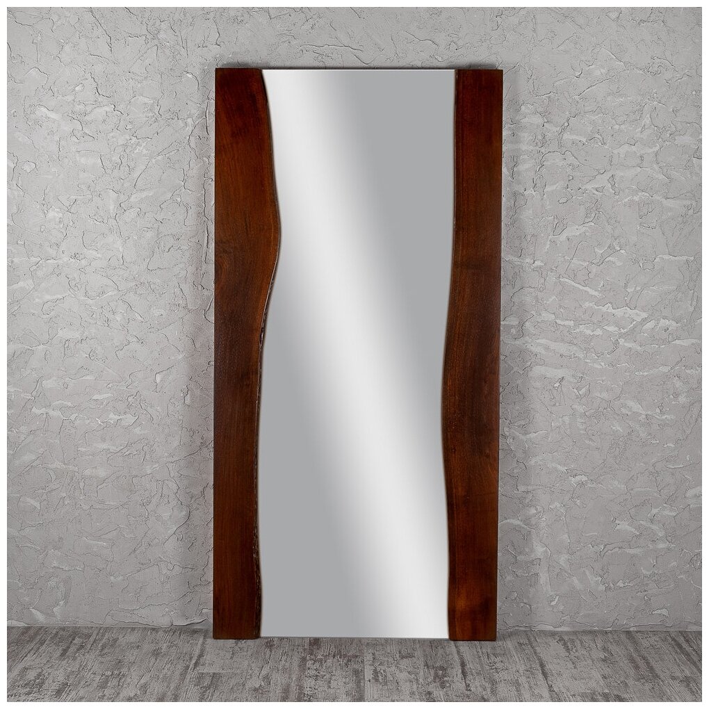 Зеркало настенное в деревянной раме интерьерное, Decor of today, 200х100 см