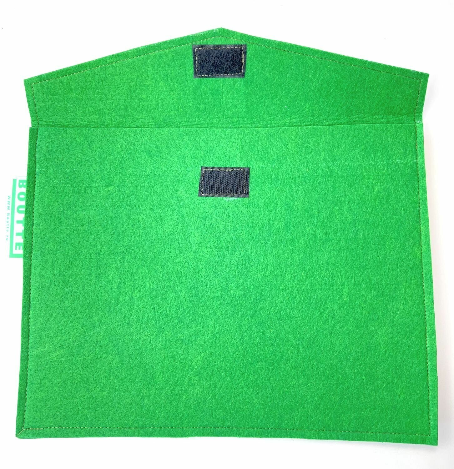 Фетровая папка-конверт для документов и бумаг Профитт 33х25 см цвет ярко-зеленый