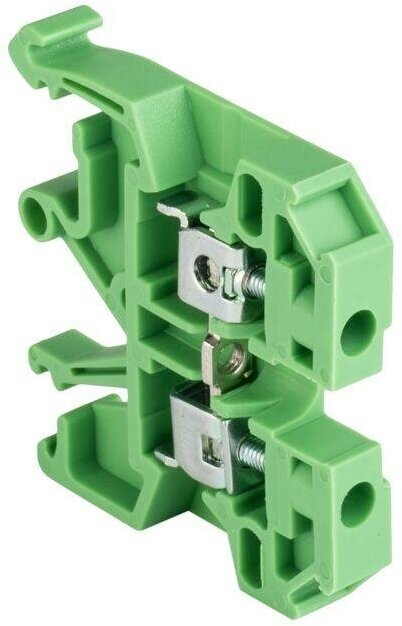 Колодка клеммная JXB-2.5/35 (25а) зел. plc-jxb-2.5/35gn, EKF PLCJXB2535GN (50 шт.)