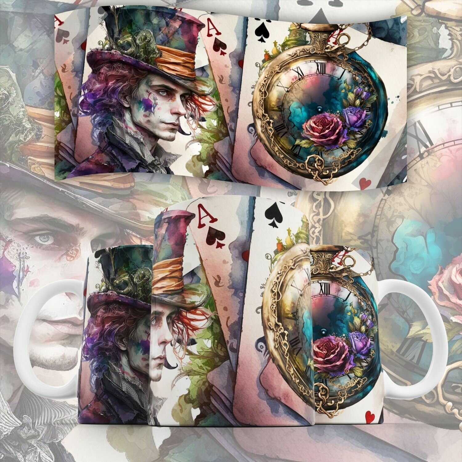 Кружка "Алиса в стране чудес" Forte Print 330мл